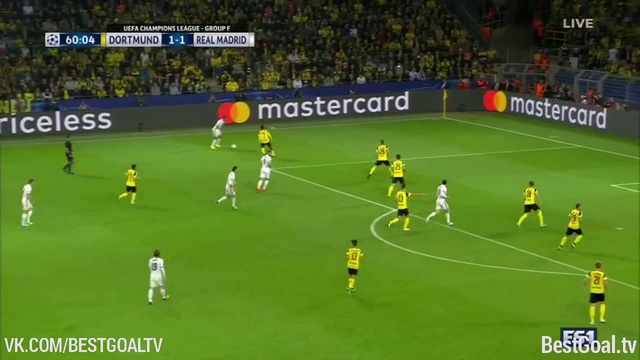 Боруссия дортмунд- реал мадрид 2 1 видео матча